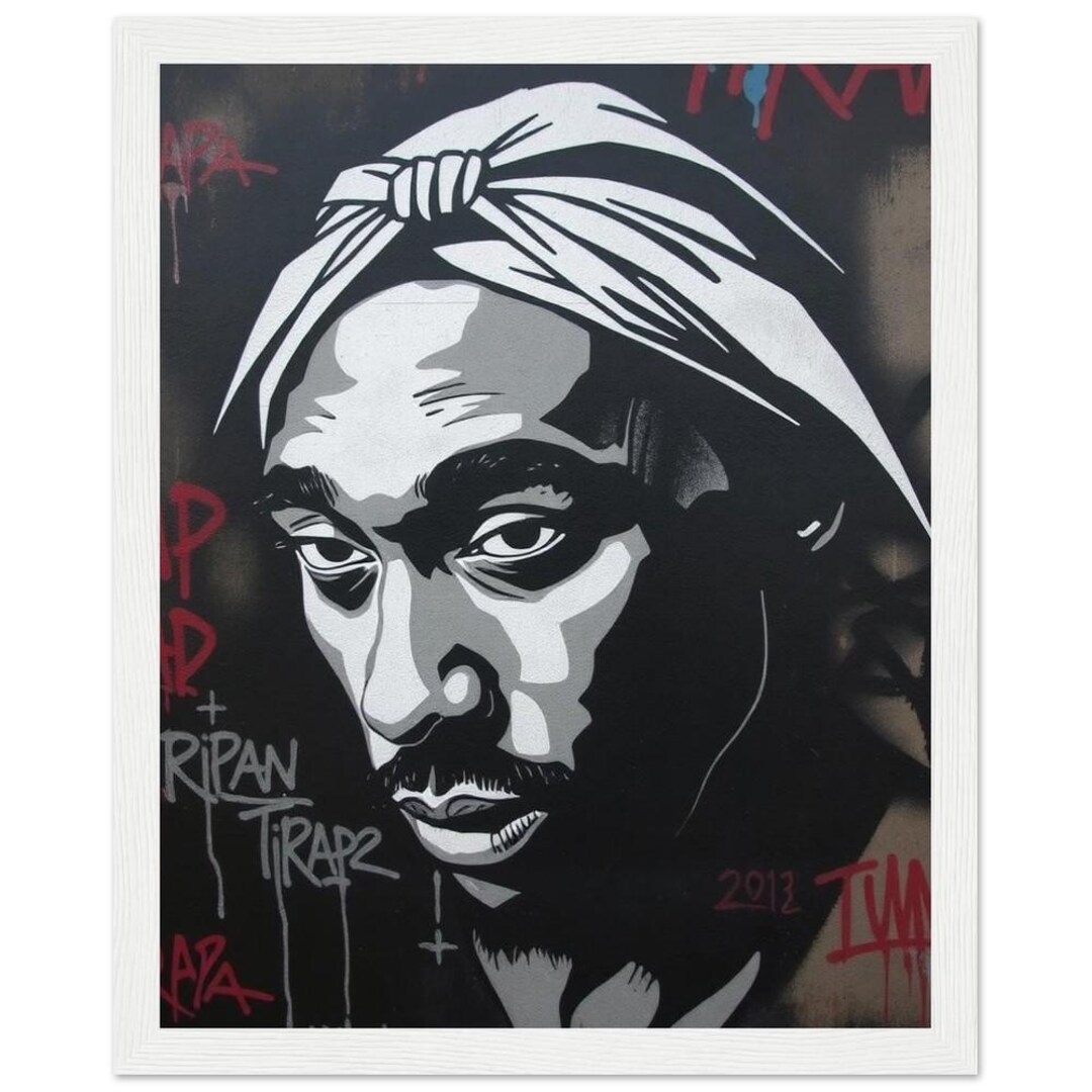 Tupac Poster | 2pac Framed Wall Art, Tupac Shakur Album Cover ...