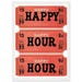 Happy Hour Poster Restaurant Drink Specials Sign & Bar Decor Cocktail ...