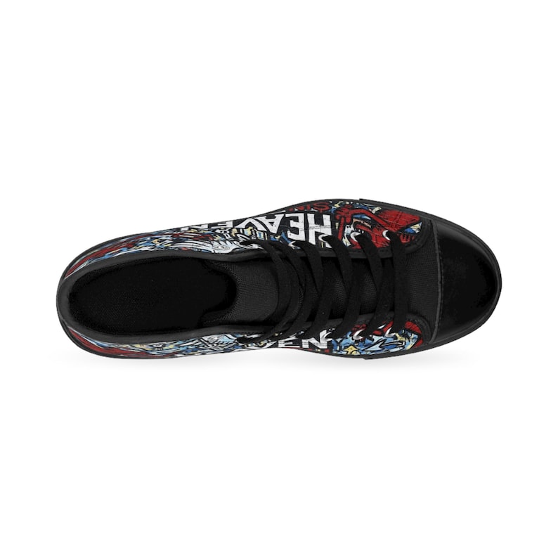 Myth Graffiti Angel Demon Sneakers, Cartoon Sneakers Men's Streetwear ...