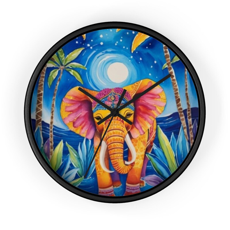Elephant Clock - Etsy