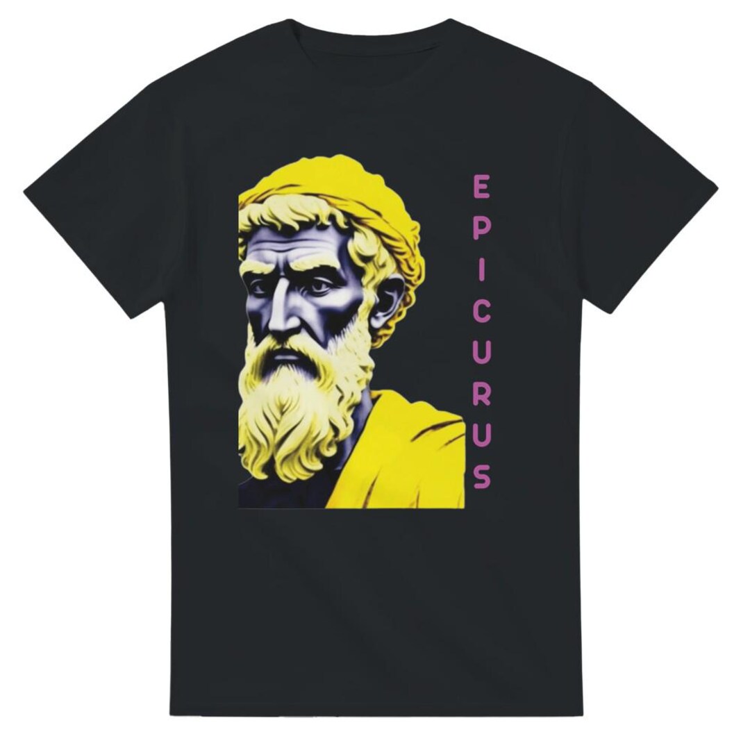 Greek Philosophy Tshirt | Epicurus T-shirt | Philosopher Shirt ...