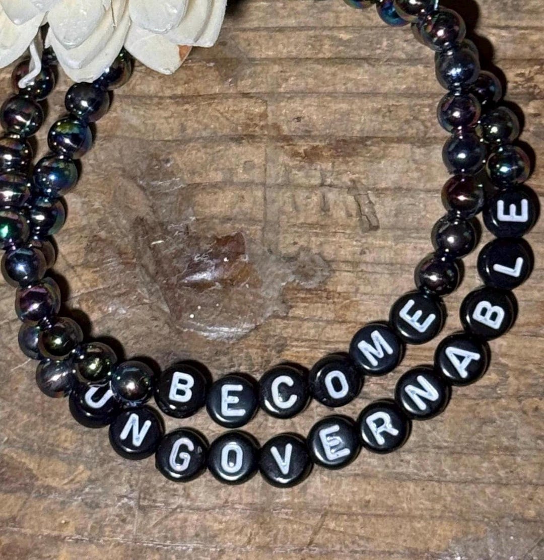 Become Ungovernable Friendship Bracelet (set of 2) FDT | F*ck Donald ...