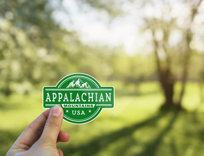 Appalachian Mountains Stickers 2 Pack - Etsy