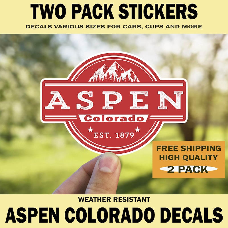 Aspen Decal - Etsy