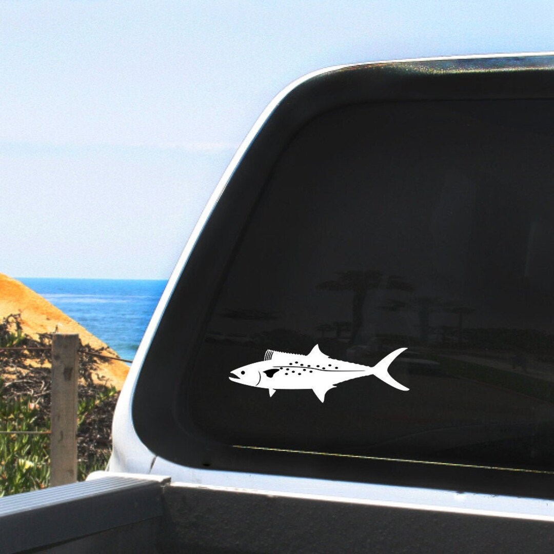 Spanish Mackerel Fish Vinyl Decal - Fishing Graphic - 6 to 18 Inch ...