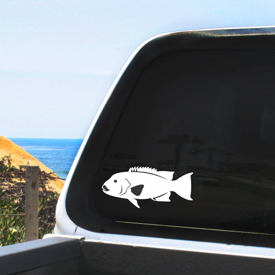 Sheephead Vinyl Decal - Fishing Graphic - in Multiple Sizes and Colors ...