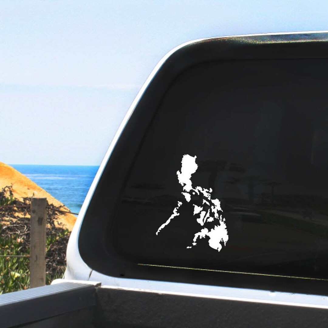 Philippines Islands Vinyl Decal, Large - Luzon Visayas Mindoro Panay ...