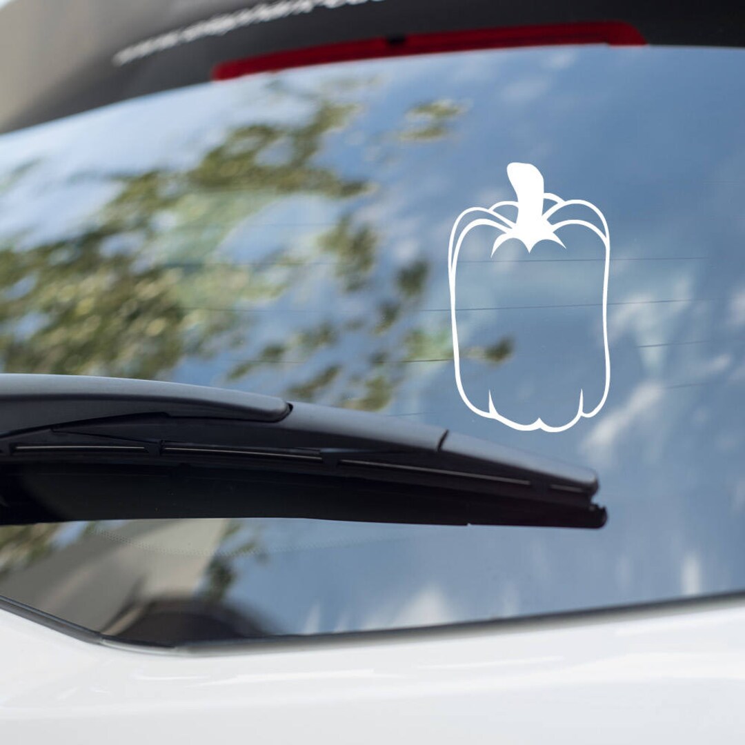Bell Pepper - Garden Vinyl Decal - Multiple Colors and Sizes - Indoor ...