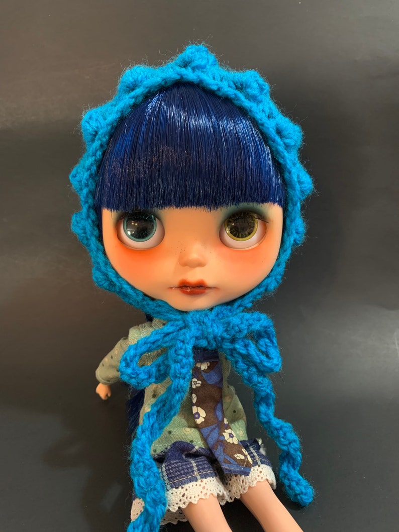 Crochet PATTERN, Bobble Puff Pixie Hat for Blythe PDF DOWNLOAD ...