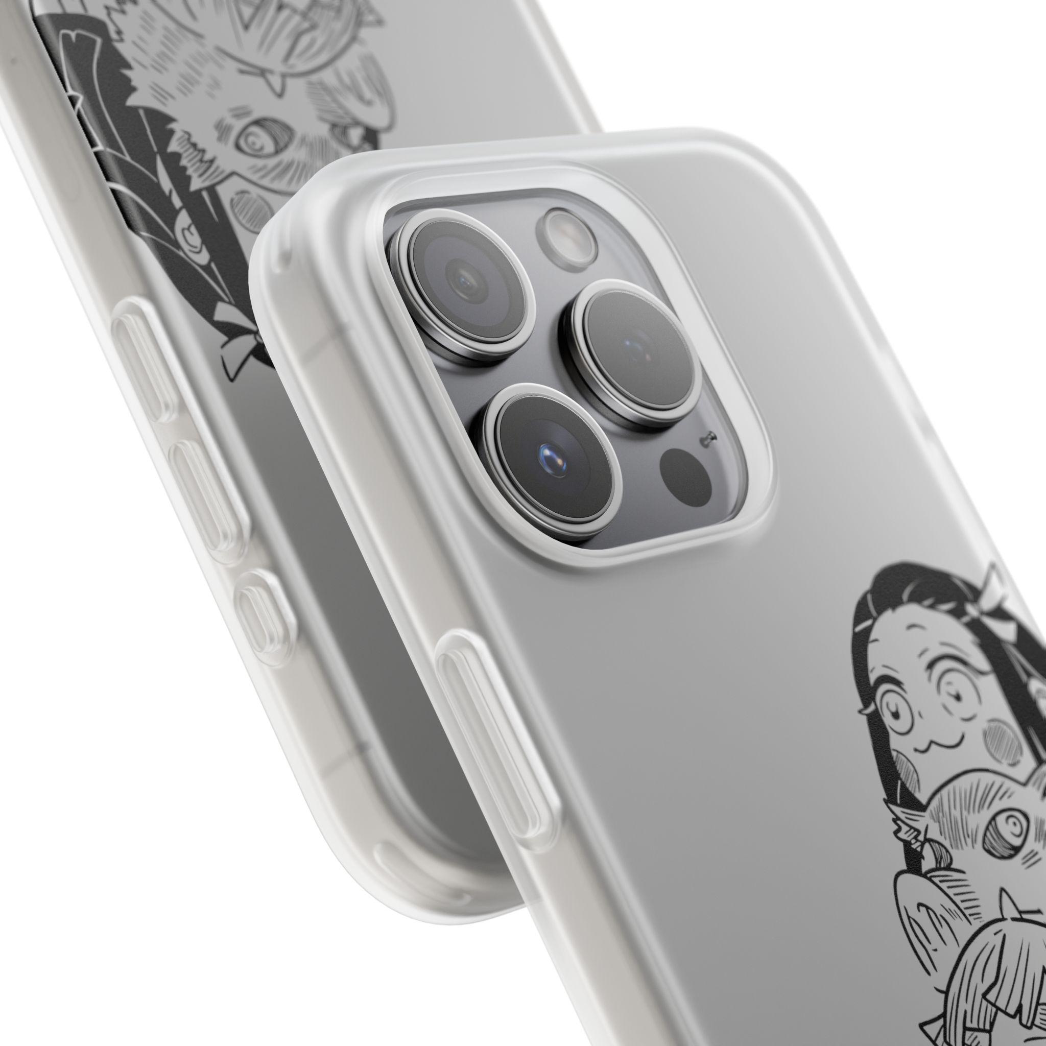 Tanjiro, Zenitsu, Inosuke and Nezuko KNY Anime Inspired Phone Case ...