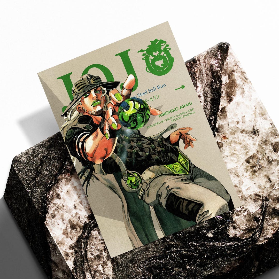 The Bizarre Collection – GYRO Zeppeli Jojo JJBA Poster Print, Japanese ...