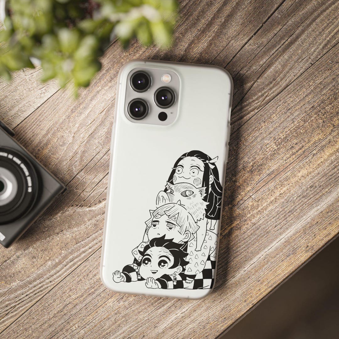 Tanjiro, Zenitsu, Inosuke and Nezuko KNY Anime Inspired Phone Case ...