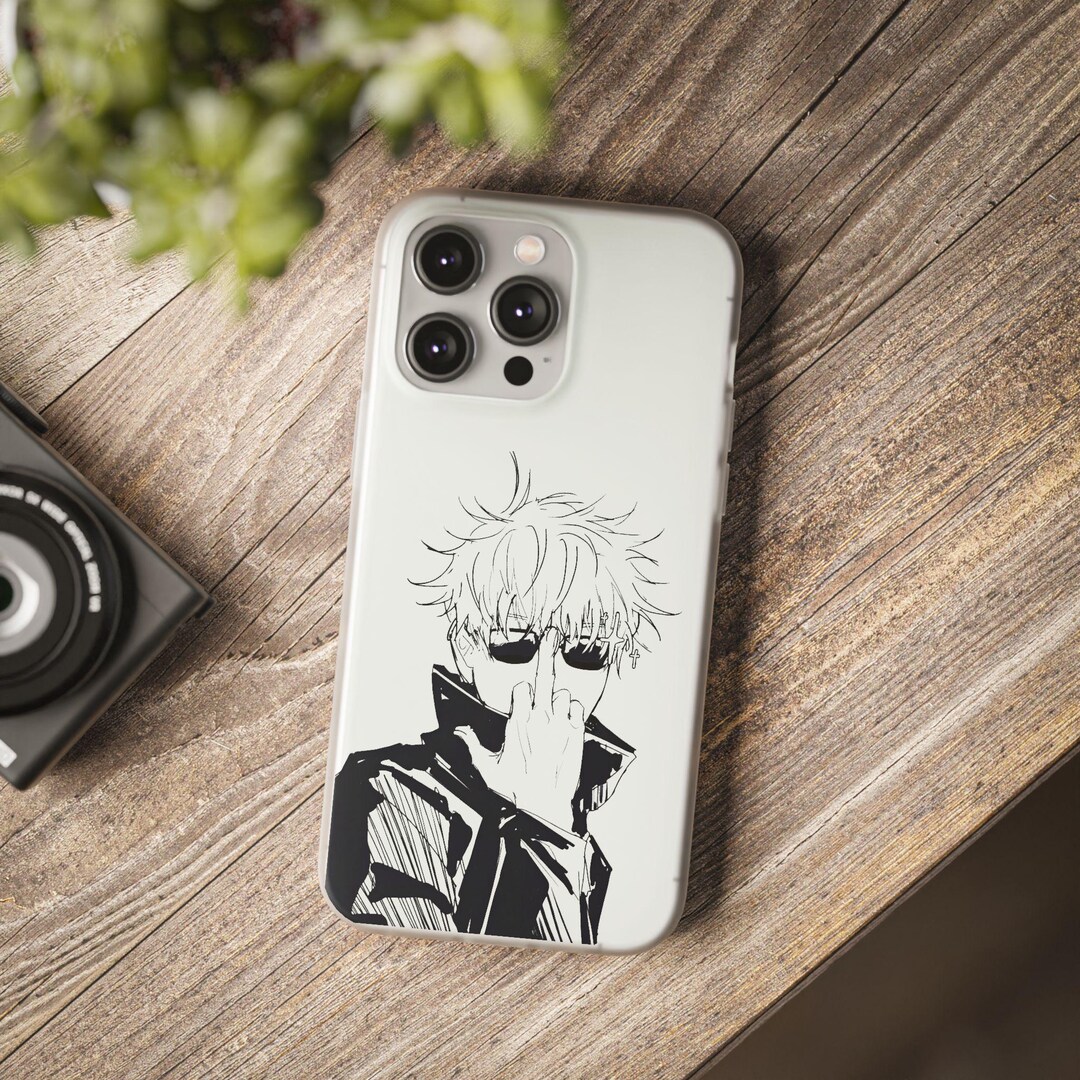 Satoru JJK Anime Inspired Phone Case Apple iPhone Cover, Jujutsu Kaisen ...