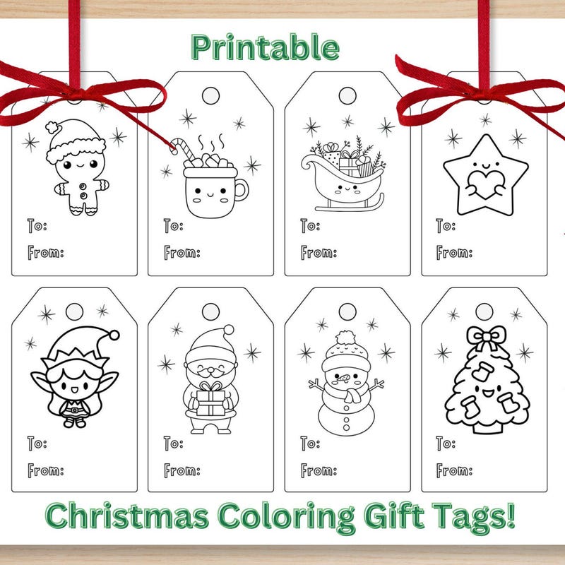 Printable Gift Tag - 60+ Gift Ideas for 2025