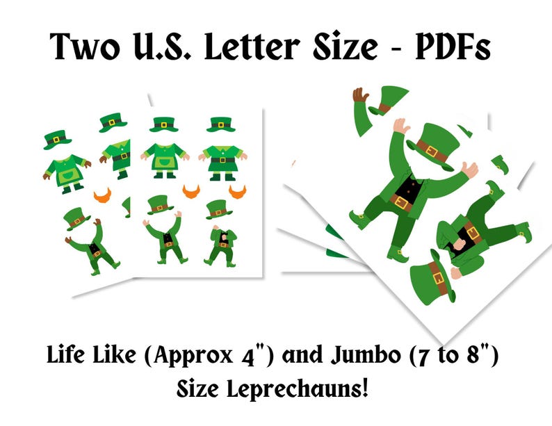 Add Your Face Leprechaun Craft, St. Patrick's Day Printable (digital ...