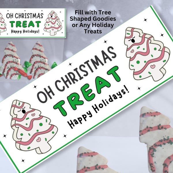 Tree Cake Bag Topper - Etsy UK