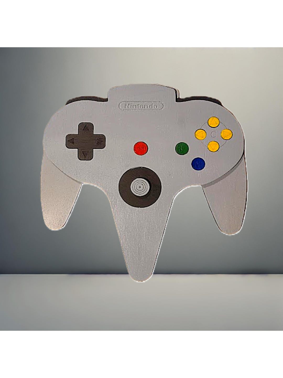 N64 Retro Gaming Controller Wall Sign - Etsy