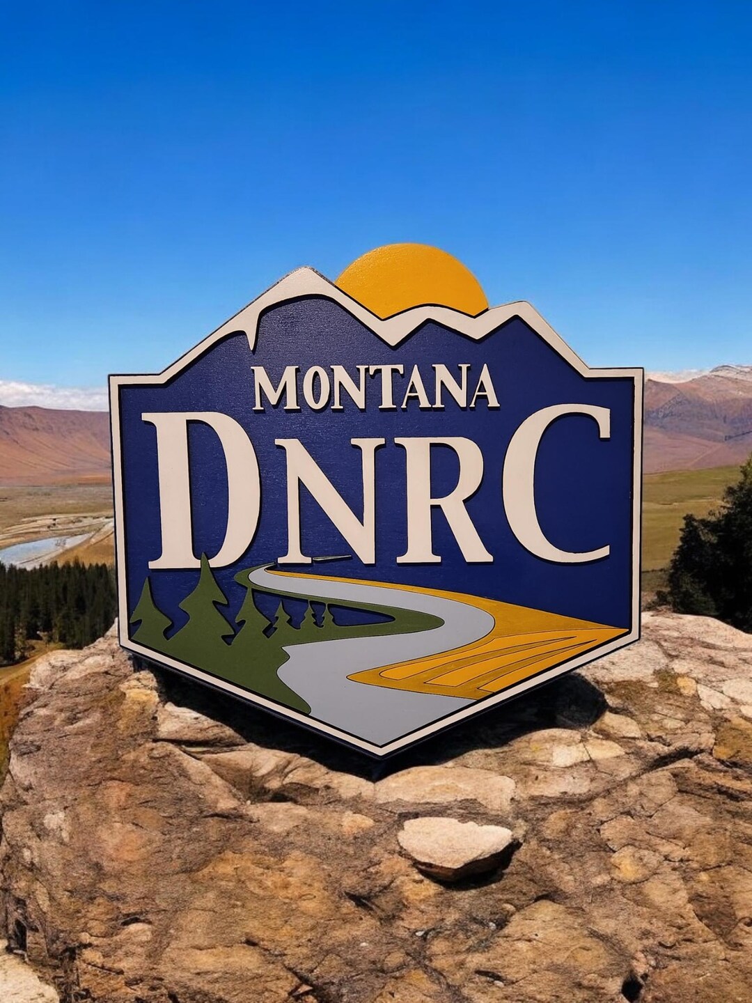 Montana DNRC | Dept of Natural Resources | Custom Wood Sign | Hand ...