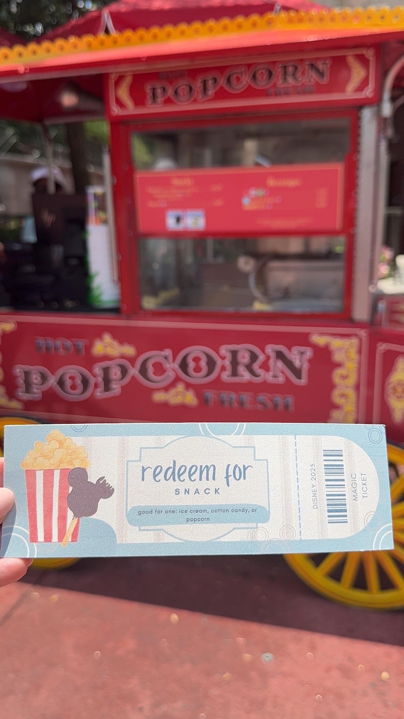 Magical Park Reward Tickets for Kids | Printable Toy or Snack Coupons ...