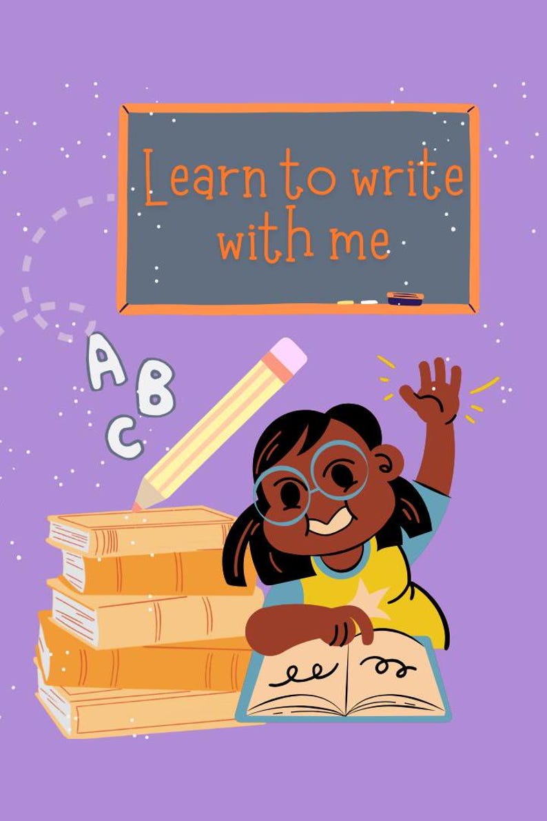 Children's Workbook Learning to Write - Etsy