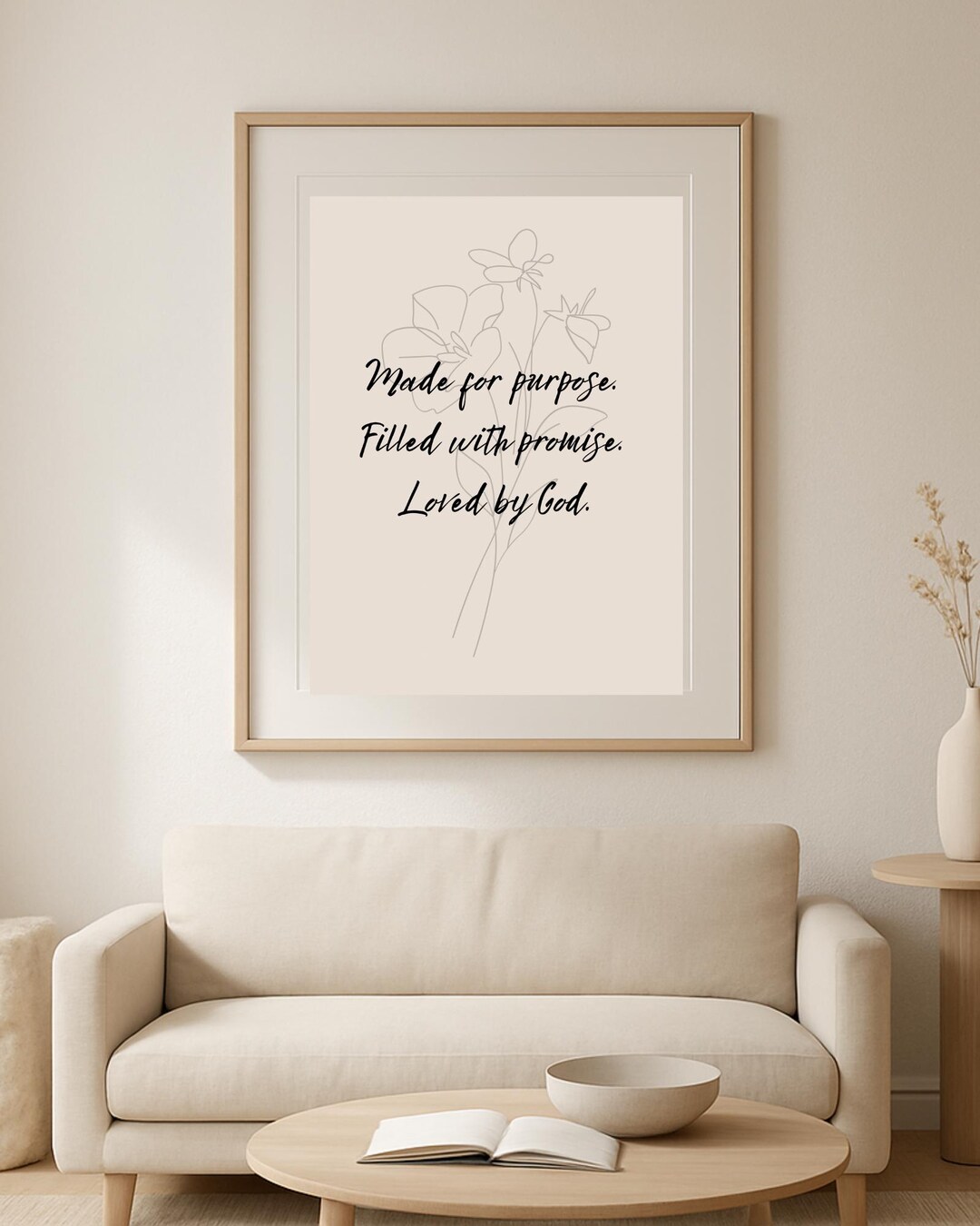 Made for Purpose. Filled With Promise. Loved by God. | Christian Wall ...