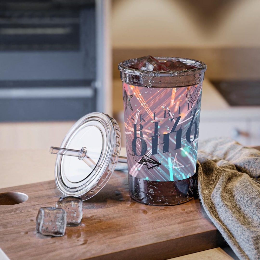 Acrylic Tumbler Cup, Brainrot Skibidi Ohio Rizz Design, 16 Oz Mug, Gift ...