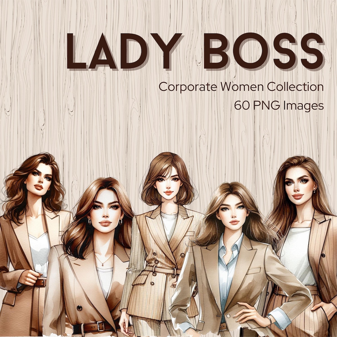 Lady Boss PNG Images Lady Boss Printable Lady Boss Watercolor Art ...