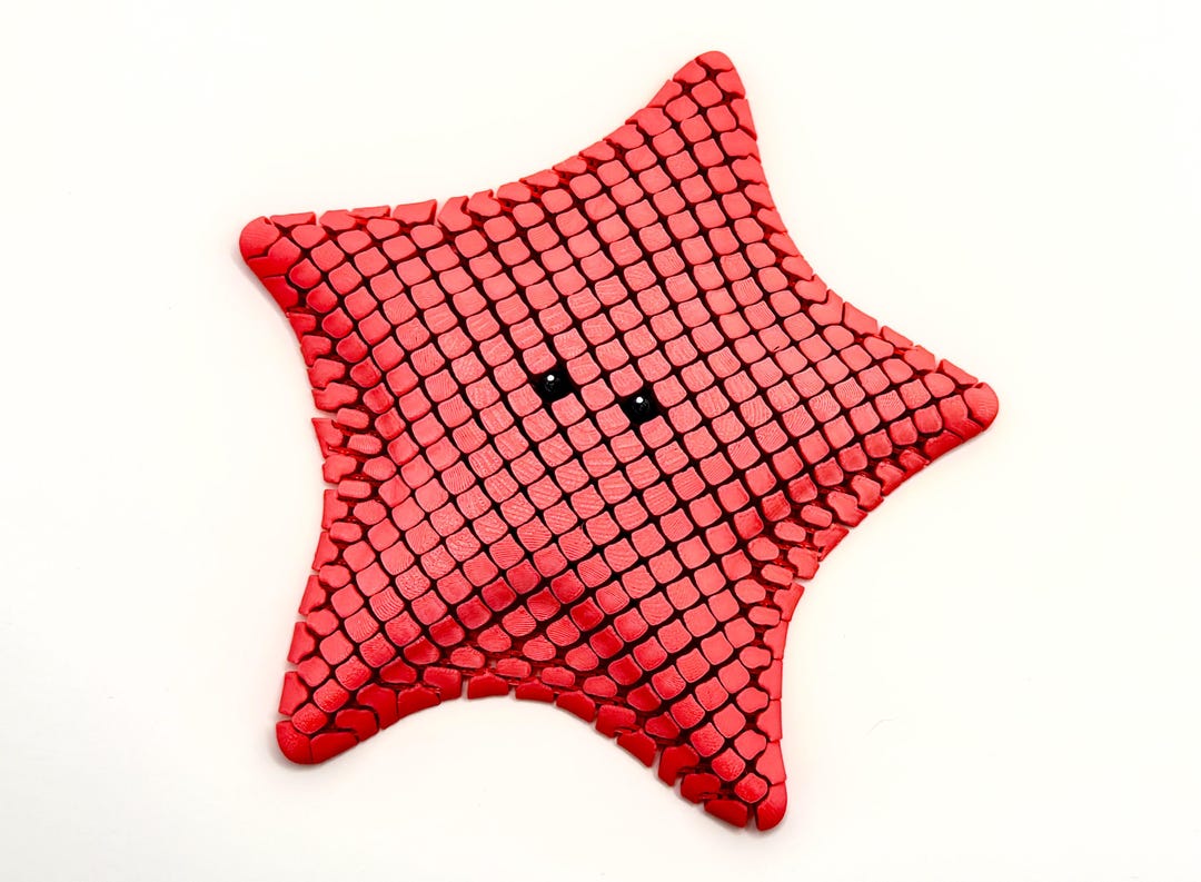 3D Printed Starfish Fidget Toy: Sensory Stress Relief - Etsy