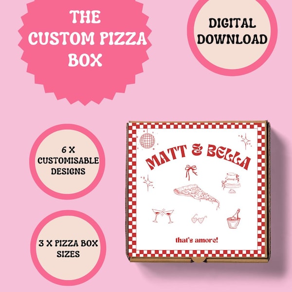 Pizza Box - Etsy