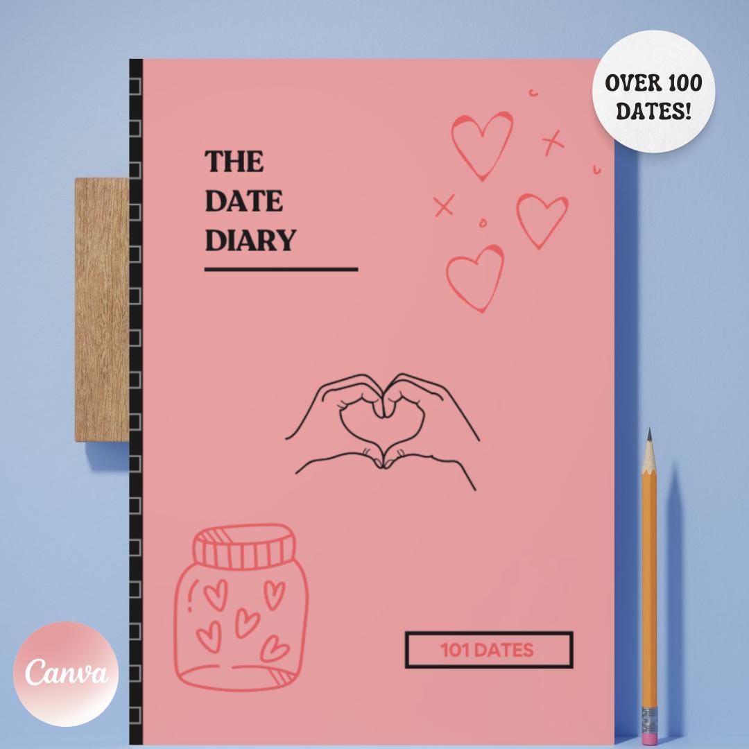 Date Diary: 101 Date Ideas for Couples - Instant Download PDF - Etsy
