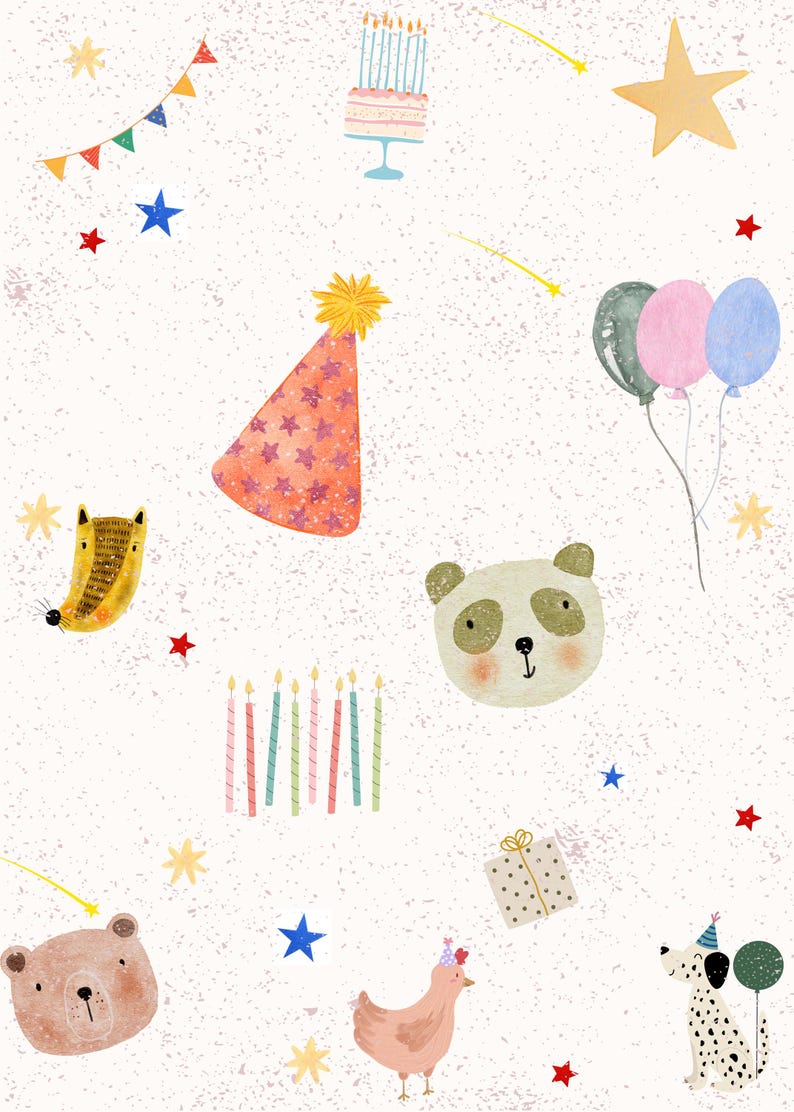 Whimsical Birthday Invite | Woodland Party Invitation | Instant ...