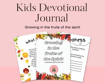 COMBO PACK Kids Devotional Pack & Kids Prayer Journal Pack ~ Christian ...