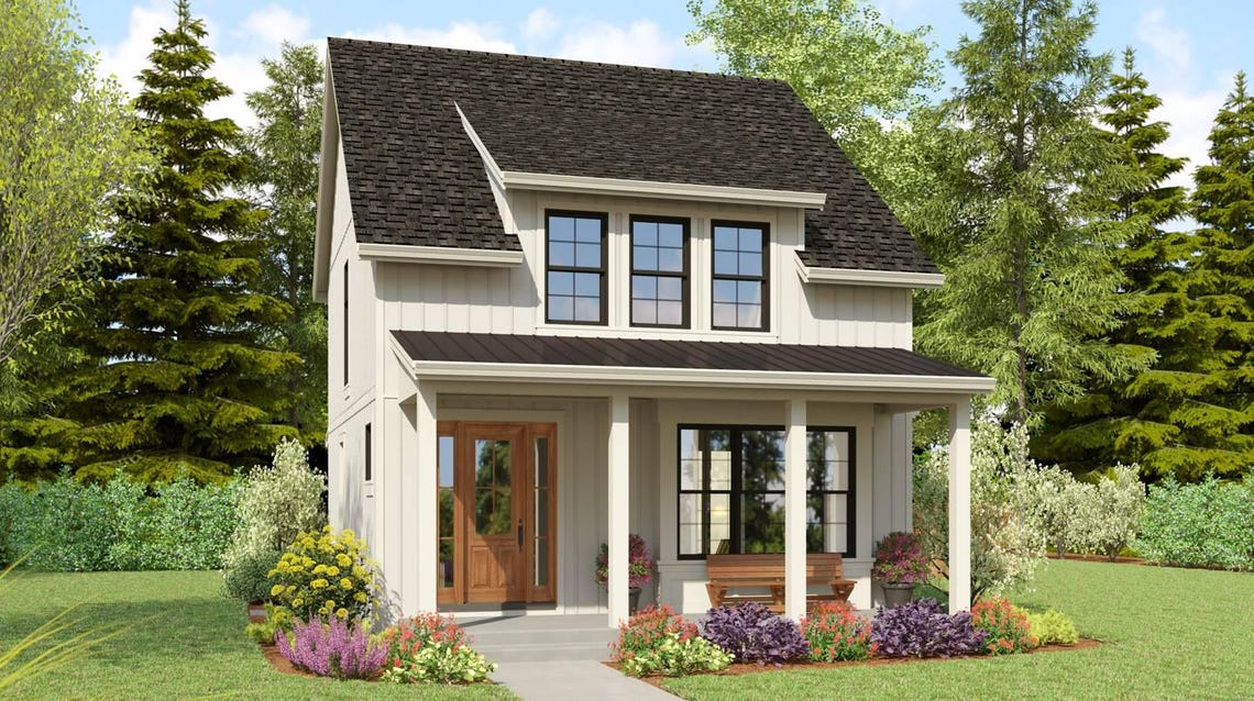 Affordable Cottage Style House Plan 1205 | 1,636 Sq. Ft. | 3 Bed, 2.5 ...