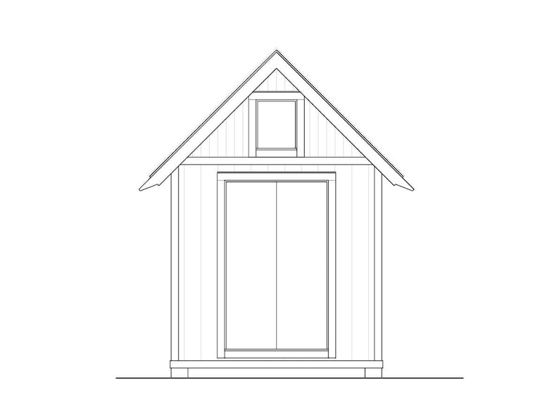 8'x12' Gable Roof Shed Plan – DIY Outdoor Storage Building for Lawn ...