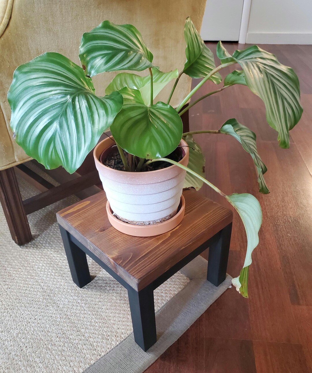 Handmade Rustic Wood Plant Riser – Modern Farmhouse Stand - Etsy