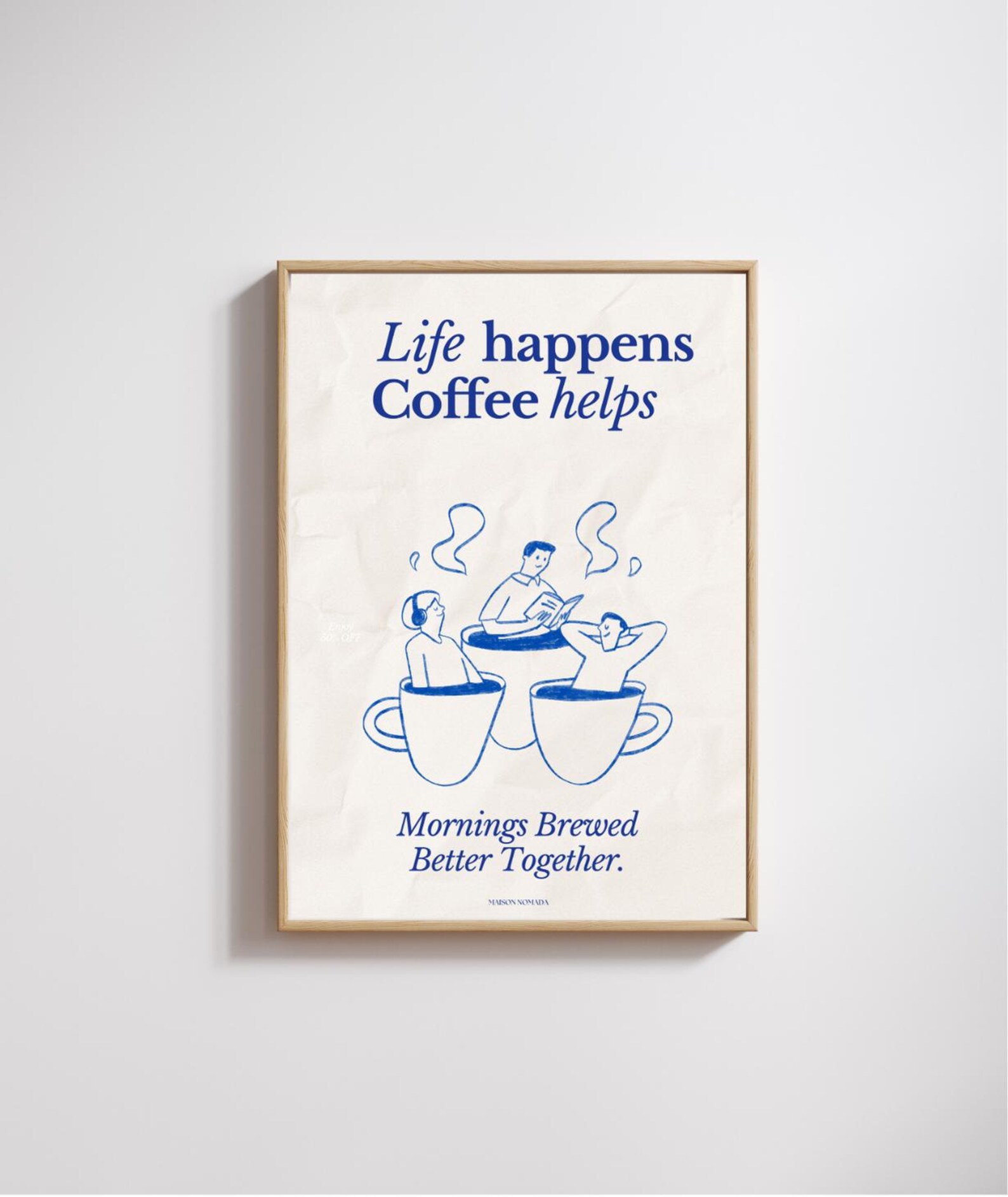 Set of 4 Minimalist Coffee Posters Pack of 4 Coffee Prints Kitchen and ...