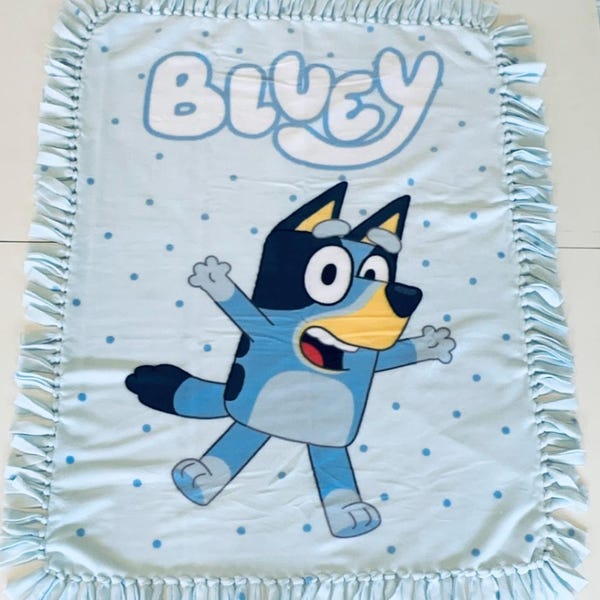 Bluey Fleece Fabric - Etsy