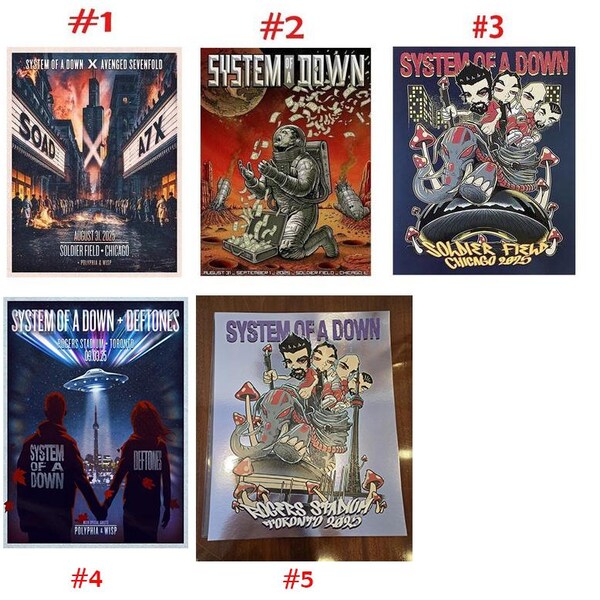 System of a Down Poster - Etsy