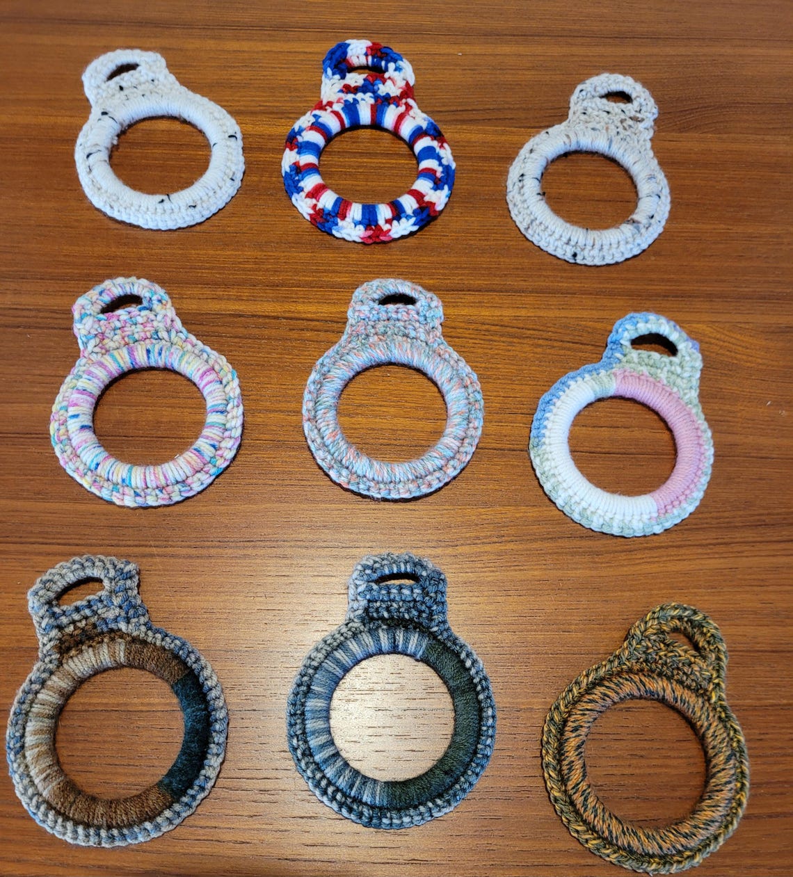 Varigated Knob Towel Rings (1of2ads) for Hanging A Regular Towel on A ...
