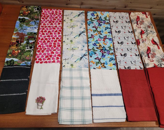 Farmhouse Kitchen Boa Bees Sunflowers, Wearable Towel, Towel Holder ...