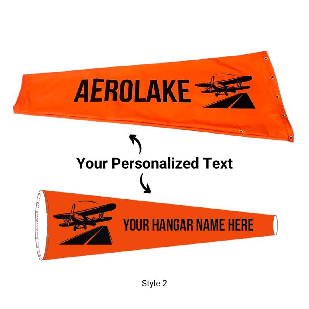 Personalized Airport Windsock - Heavy Duty Aviation Use - Etsy
