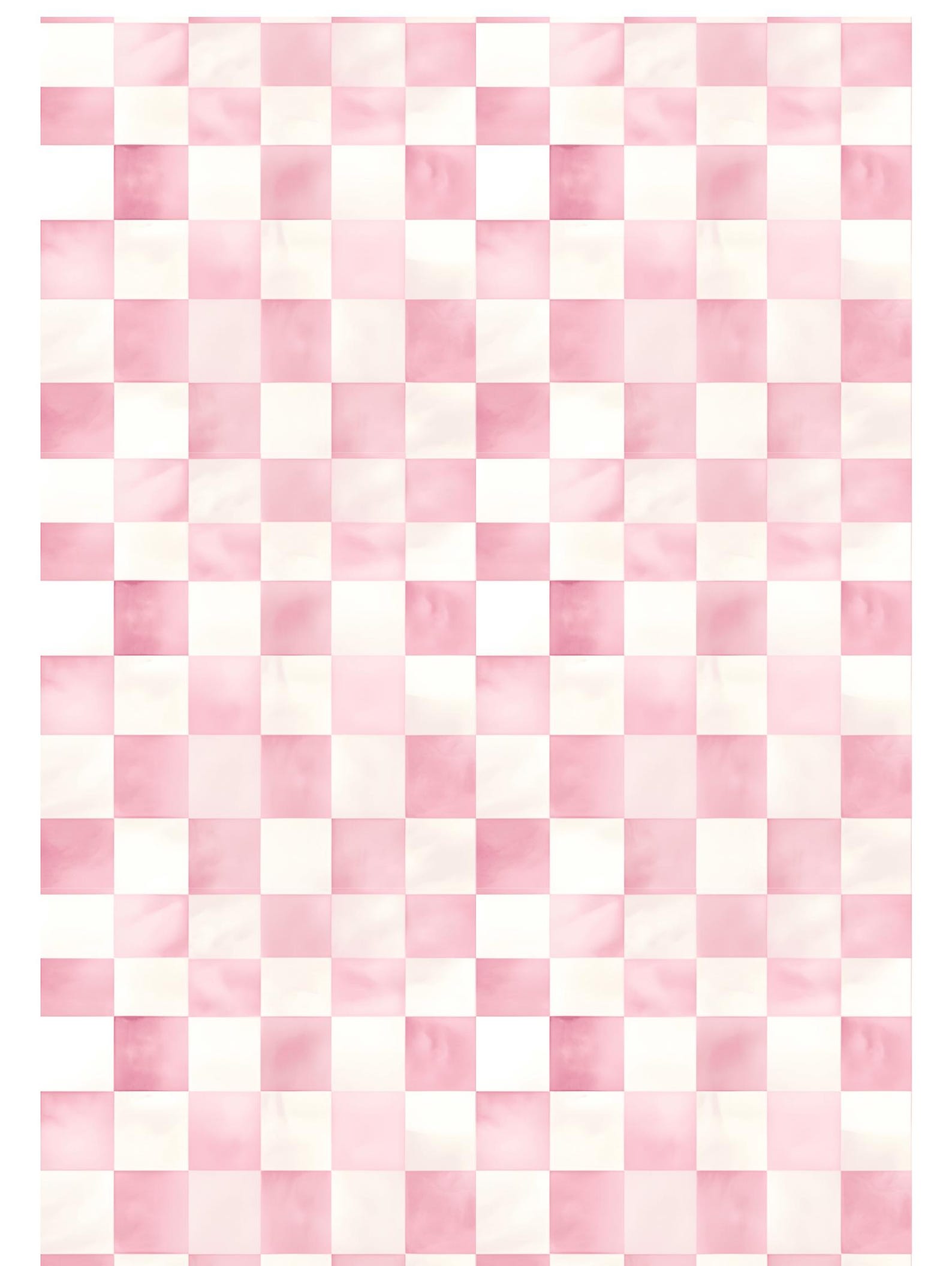Decoupage Rice Brown Checkered Plaid Pattern #28, Letter Size Rice ...