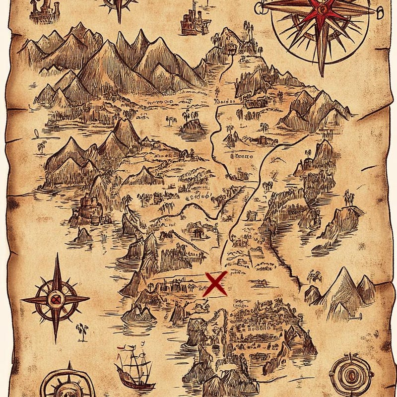 Treasure Map - Etsy
