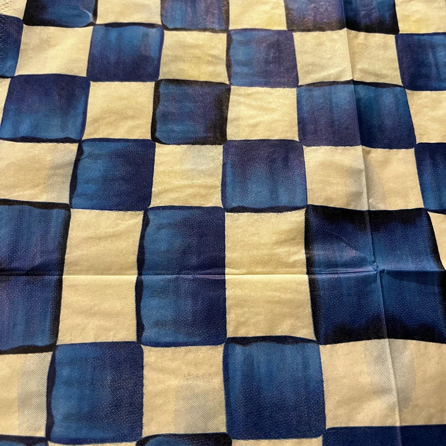 Blue and White Checkered Plaid Pattern Paper Napkin for Decoupage ...