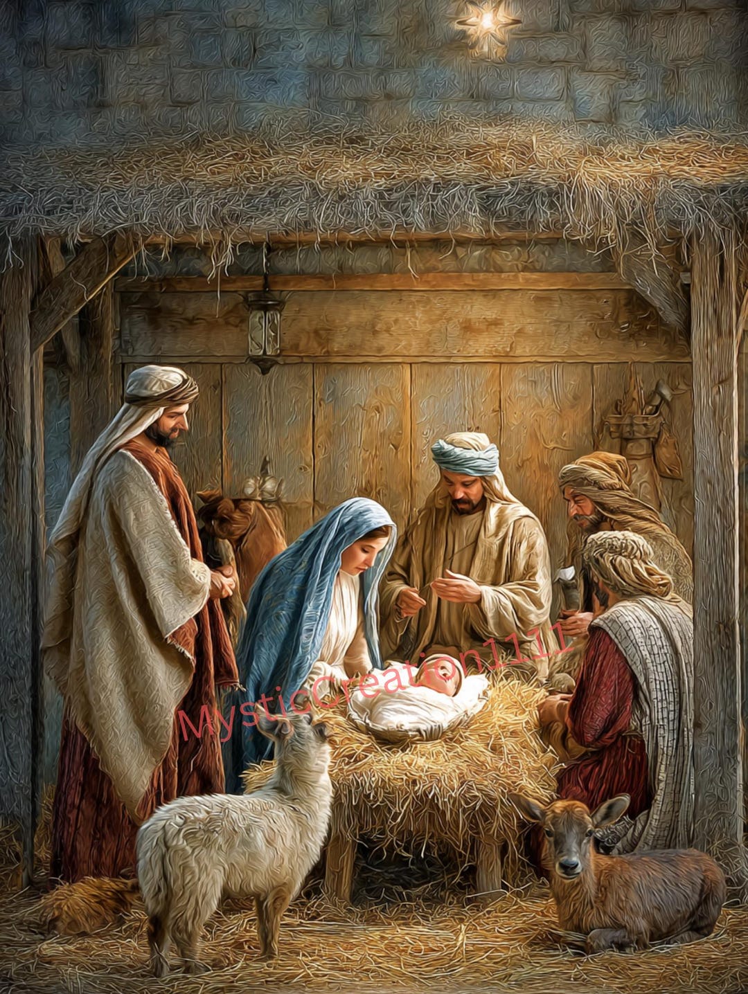 Decoupage Paper Nativity Scene Bundle #744, Letter Size Rice Paper - Etsy