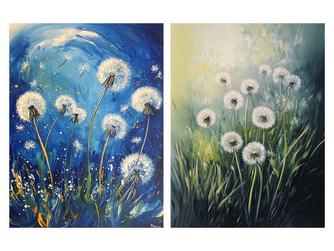 Decoupage Rice Paper Dandelion 3 Sheets Bundle Wall Art #169, Letter ...