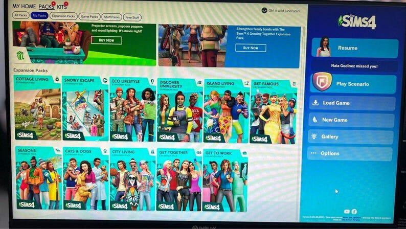 The Sims 4 Complete 84 DLC Bundle 2024 Expansions, Kits, and Stuff ...
