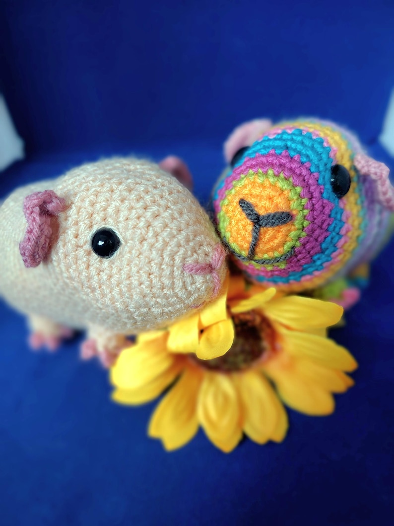Realistic Lifelike Guinea Pig Crochet Pattern PDF - 2 Patterns ...
