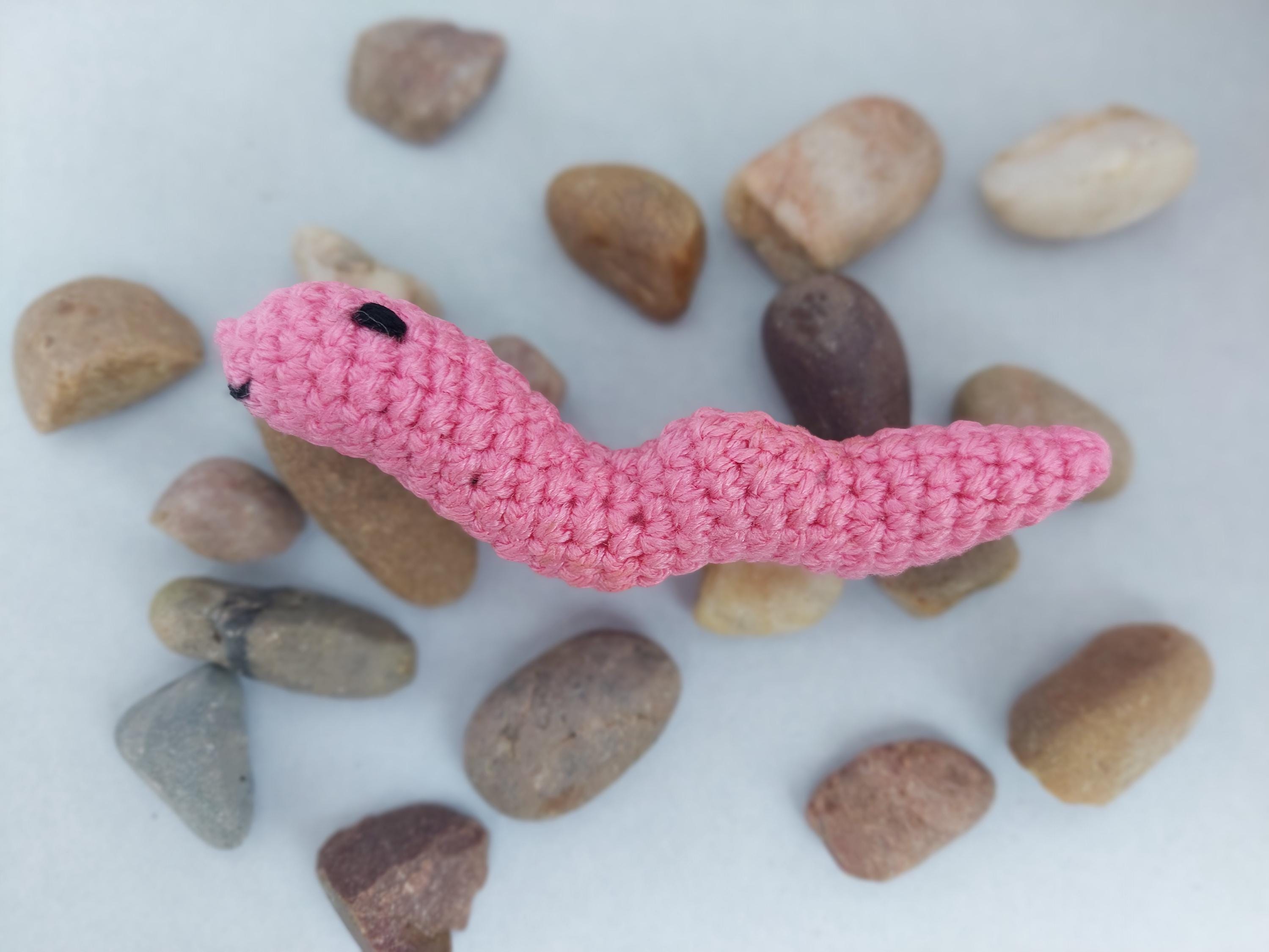 Axolotl Hand Puppet and Worm Crochet Pattern PDF - Realistic Talking ...