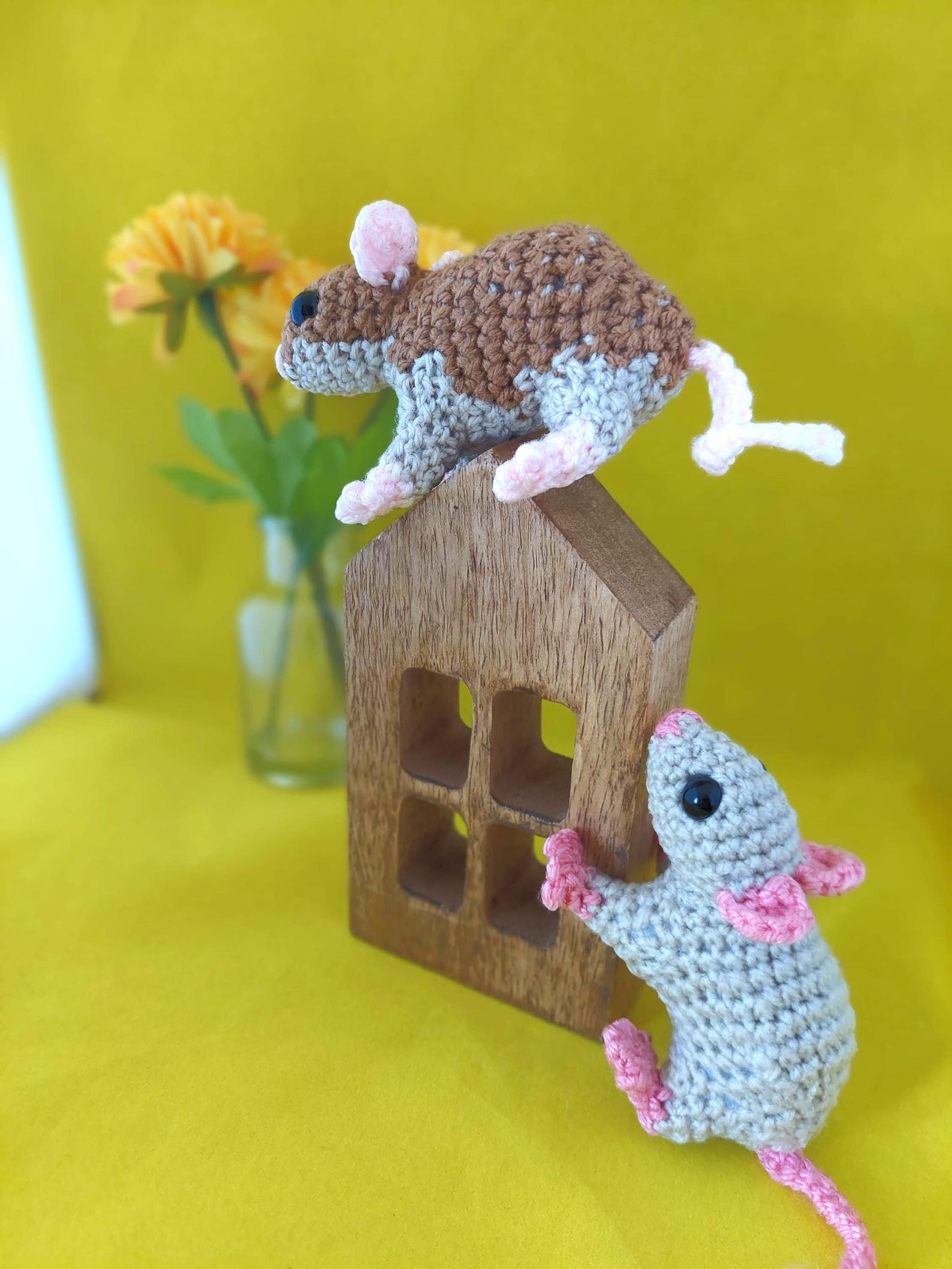 Mischief the Mouse - Realistic Mouse Crochet Pattern PDF, No Sew - 2 ...